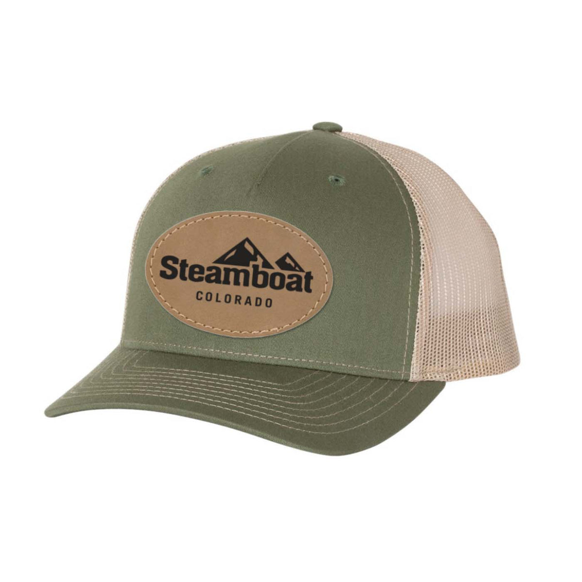Steamboat Retro Oval Patch Trucker – Steamboat Hat Shop